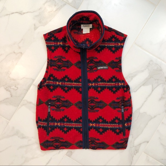 Obermeyer | Jackets & Coats | Vintage Obermeyer Aztec Fleece Vest ...